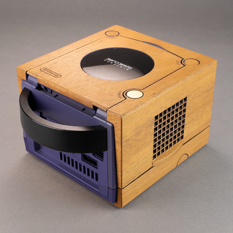 Gamecube Console Real Wood Veneer Kit Mahogany Walnut or - Etsy Gamecube Console Real Wood Veneer Kit Mahogany Walnut or - Etsy