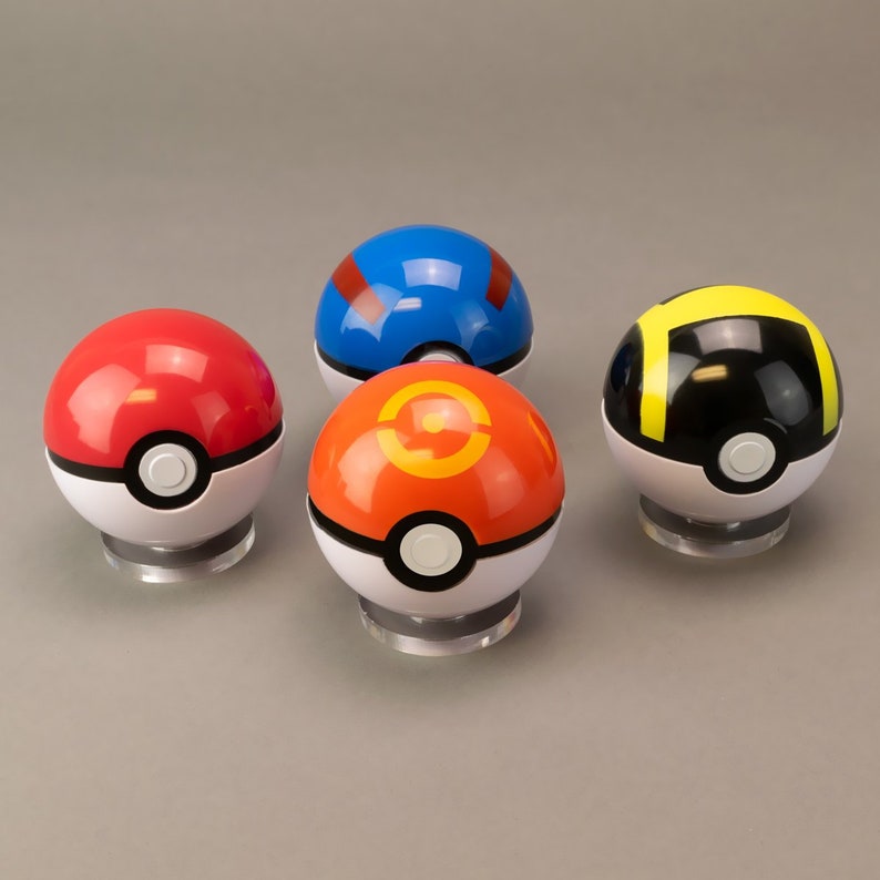 Poké Ball Display Stand 5-pack - Etsy