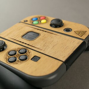 Nintendo Switch Zelda Joy-con Controller Real Mahogany Veneer | Etsy