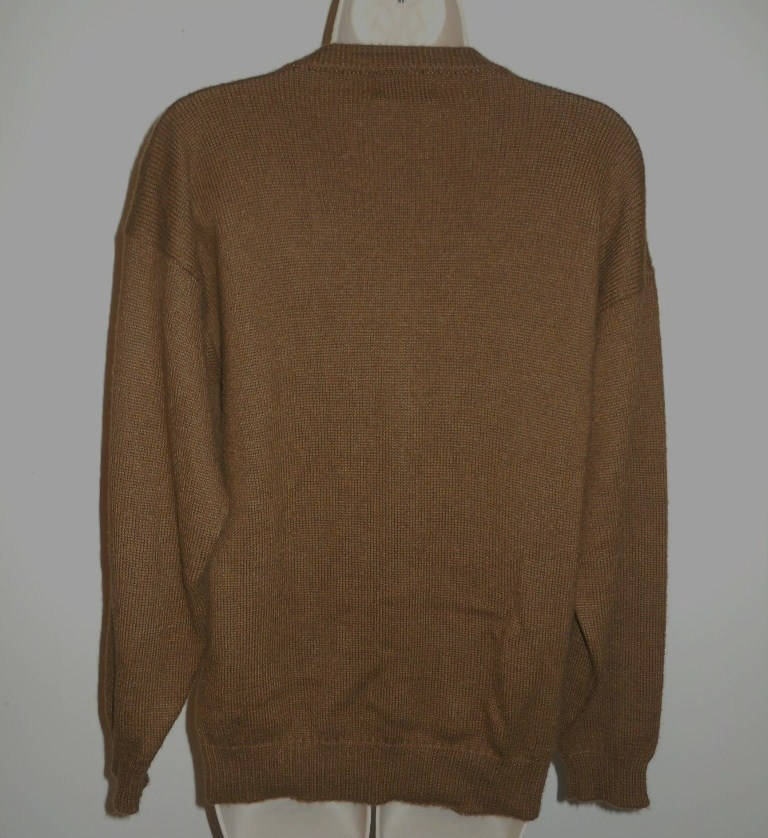 Vintage Oscar Hackman Alpaca Sweater 1980's Brown Alpaca Sweater Soft ...