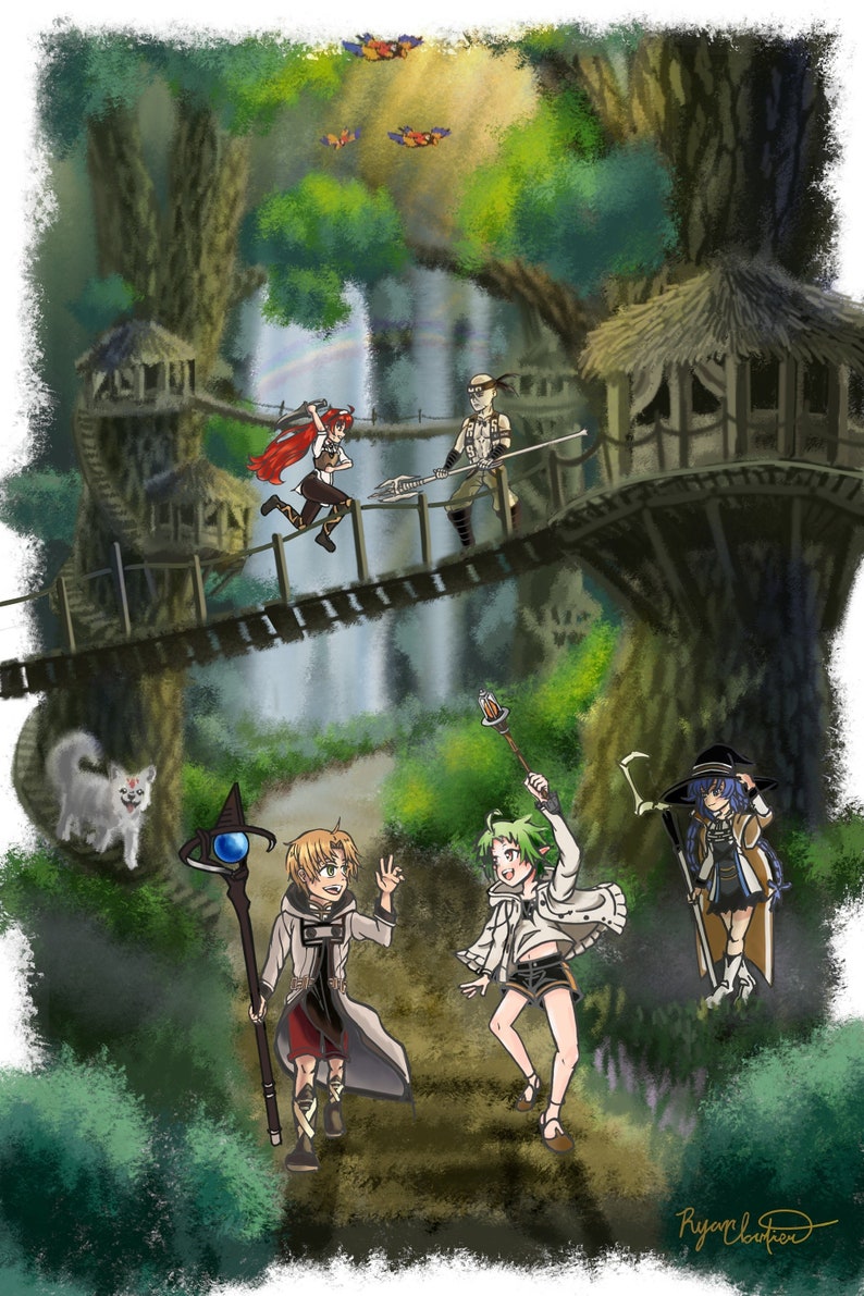 Mushoku Tensei: Jobless Reincarnation Art Print - Etsy