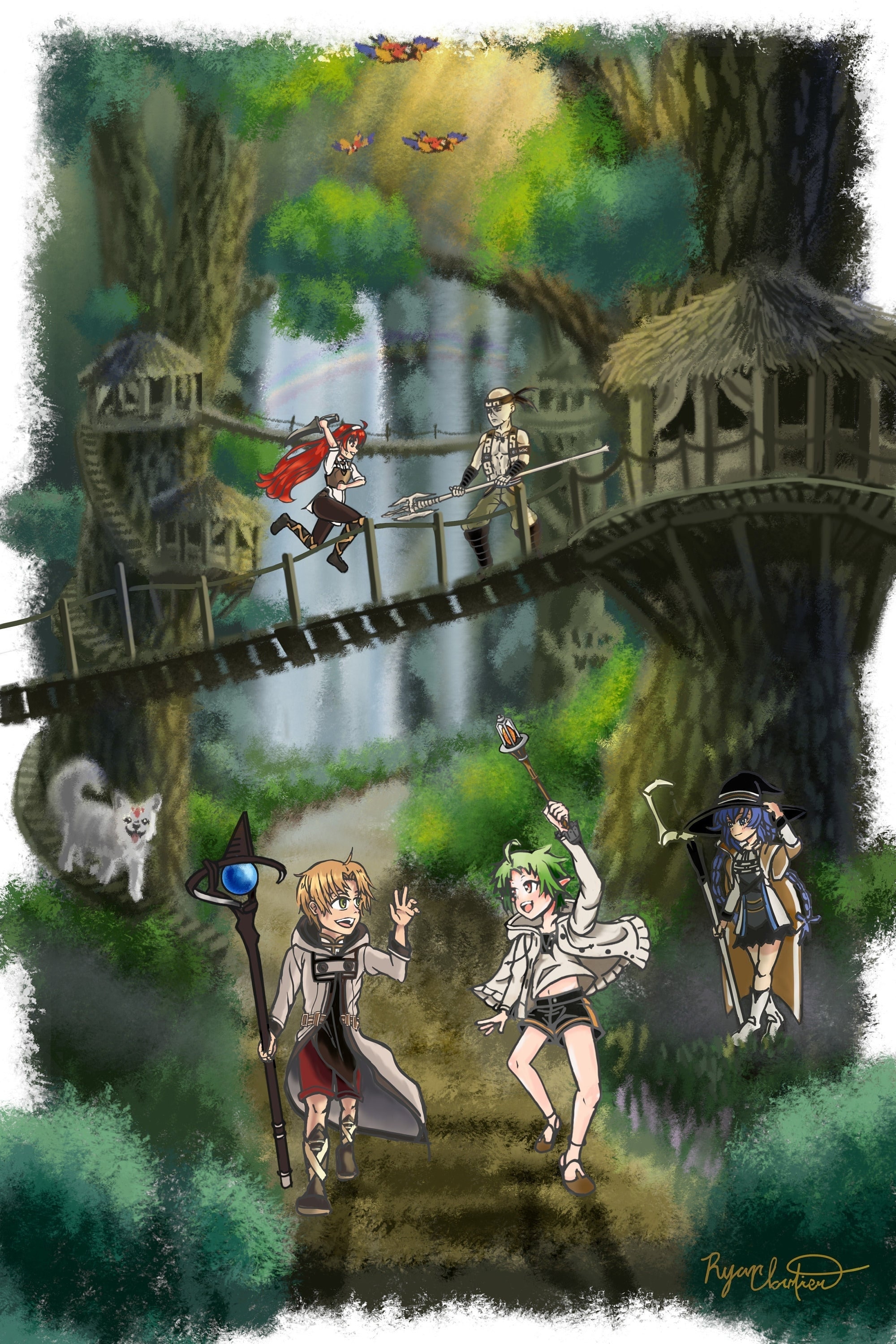 Mushoku Tensei: Jobless Reincarnation Art Print - Etsy