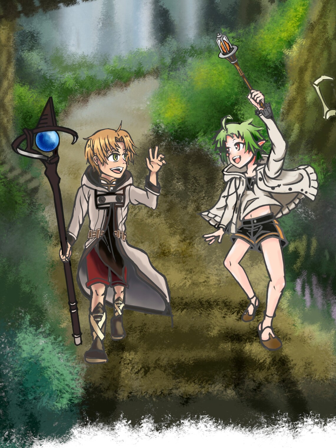 Mushoku Tensei: Jobless Reincarnation Art Print - Etsy