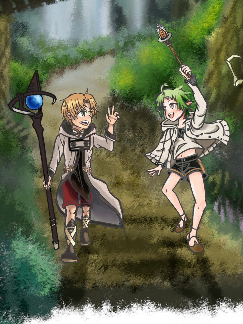Mushoku Tensei: Jobless Reincarnation Art Print - Etsy