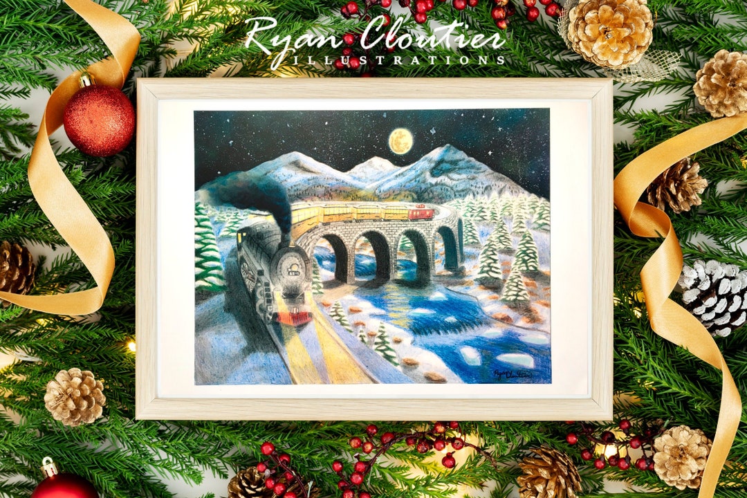 Polar Express Art Print - Etsy