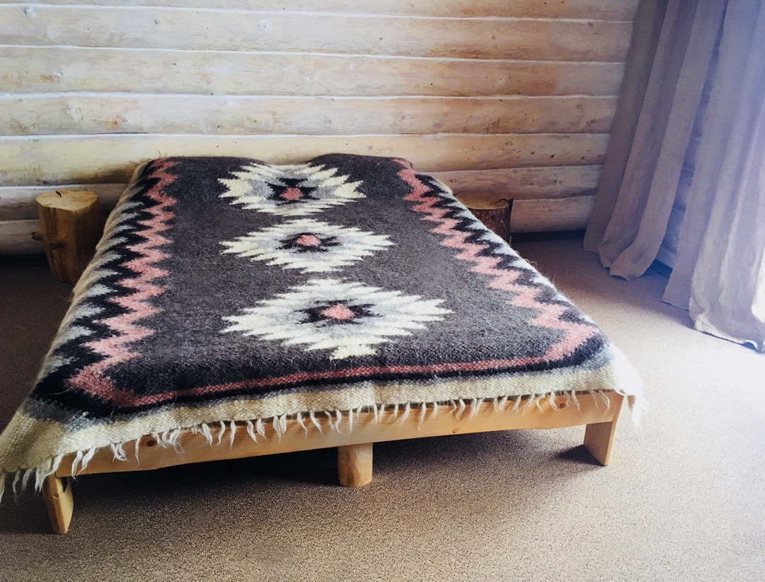 Weighted Wool Blanket: Hutsul Organic Throw, Aztec Bedspread - Etsy