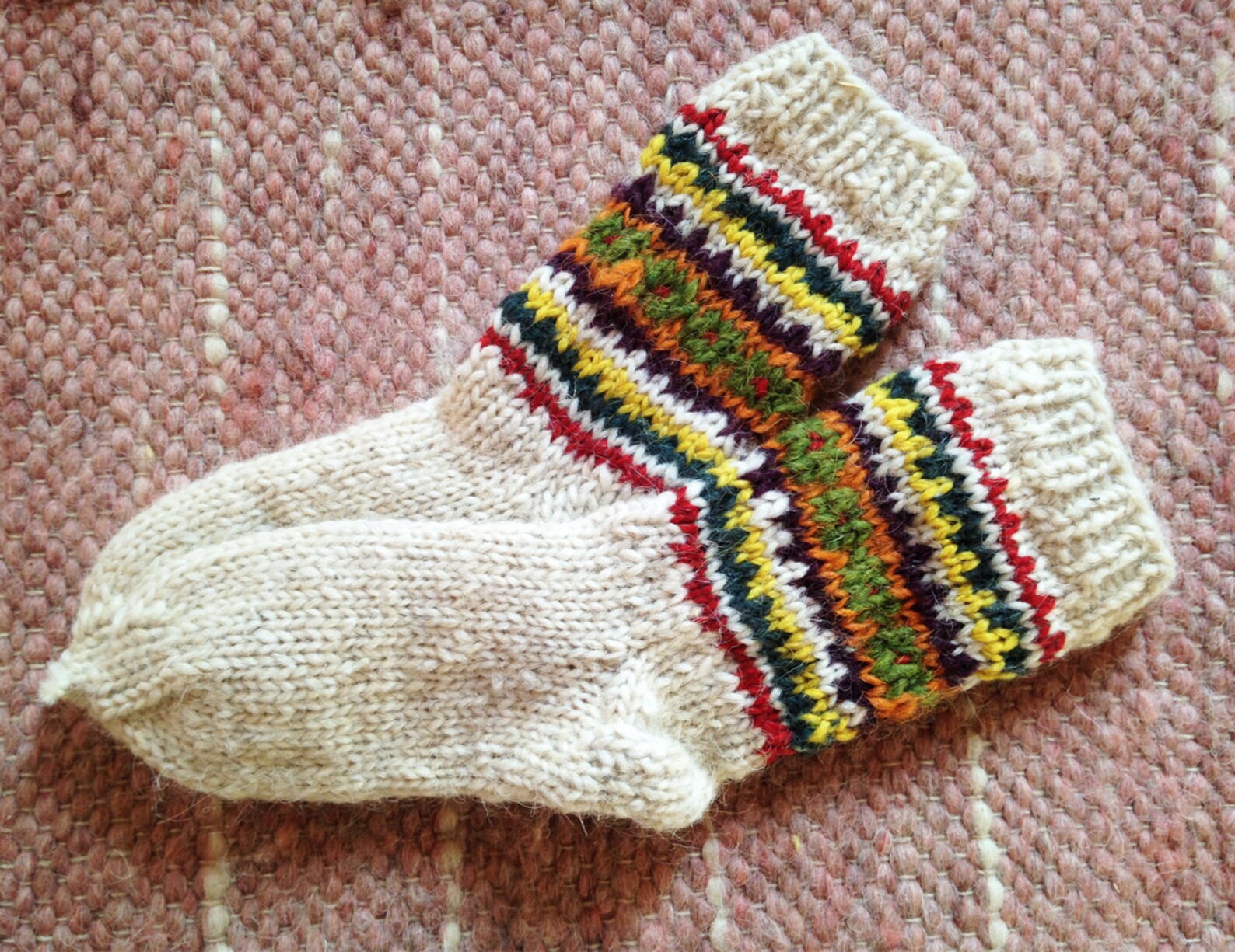 Wool Socks Knitted Socks for Women Knit Wool Socks Woolen - Etsy