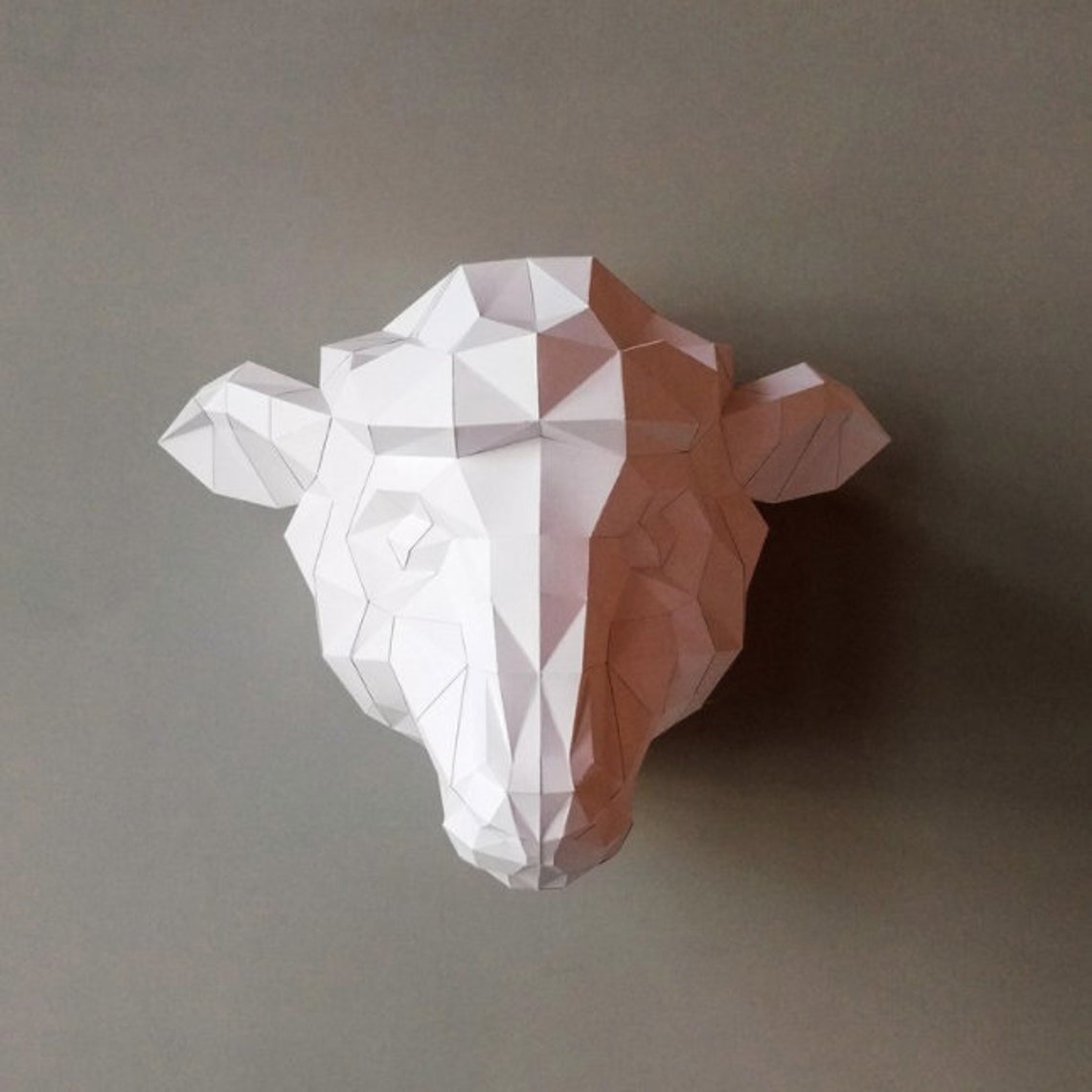 SHEEP Articraft polygonal paper origami art birthday | Etsy