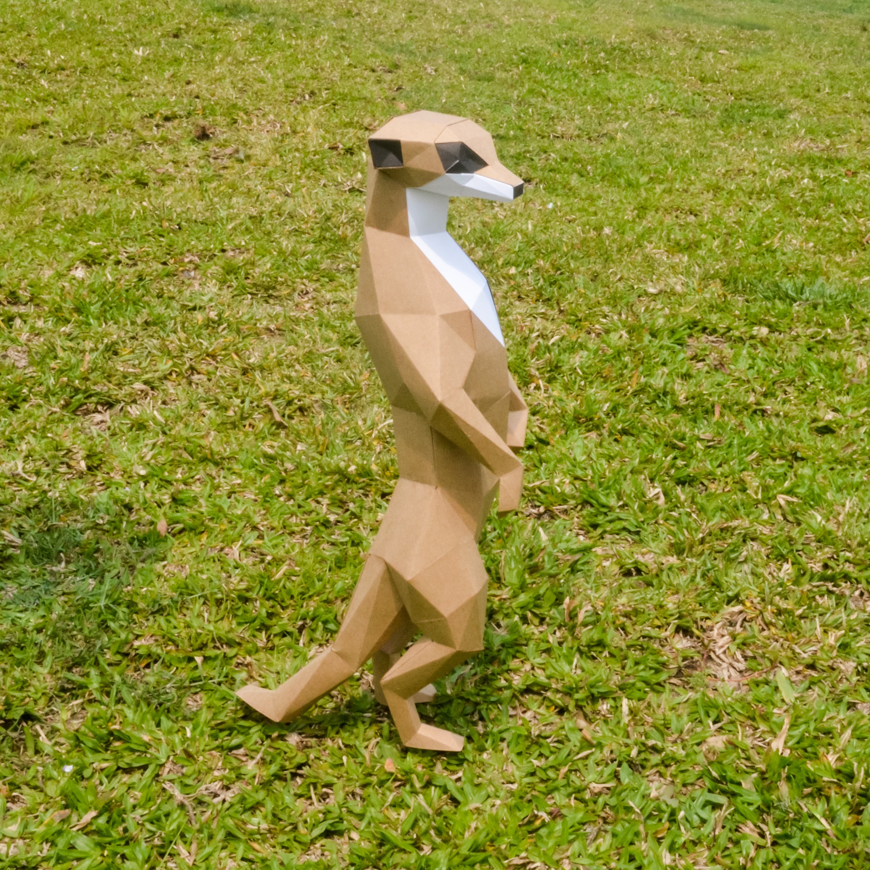 MEERKAT Articraft polygonal paper origami art birthday | Etsy