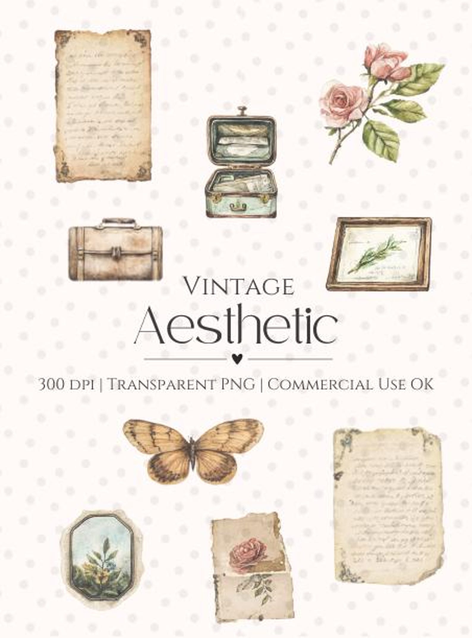 Junk Journalling Clipart | Junk Journal Clipart Downloadable, Whimsical ...