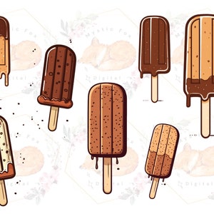 Popsicle Clipart, Popsicle Clip Art, Popsicle Sublimation, Transparent ...