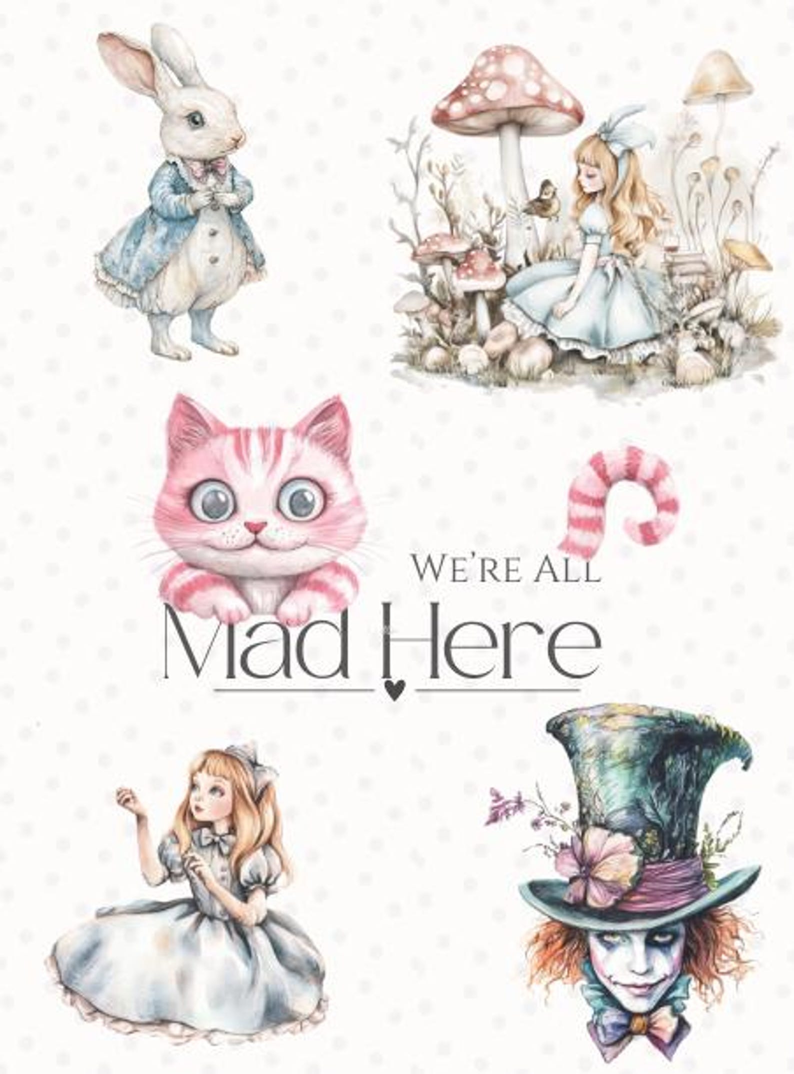 Alice in Wonderland Clipart | Alice Clip Art, Alice Clip Art Watercolor ...