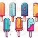 Ice Cream Clipart, Popsicle Clipart, Summer Treats Clipart Bundle, Ice ...