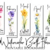 Watercolor Fairy Bookmarks, Printable Bookmarks, 15 Fairy Bookmarks ...