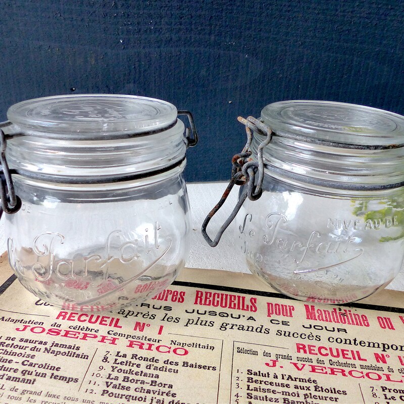 Vintage Jam Jar - Etsy
