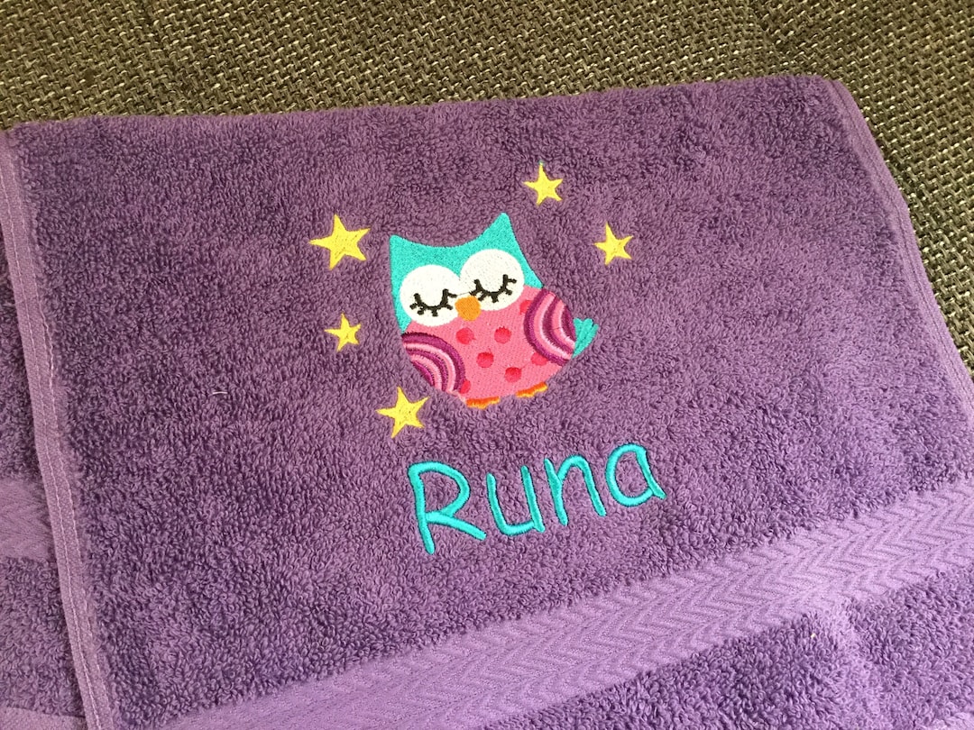 Kinder Handtuch 30x50 cm oder 50 x 100 cm verschieden Farben & Motive ...