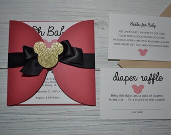 Disney Baby Shower Invitations - Etsy