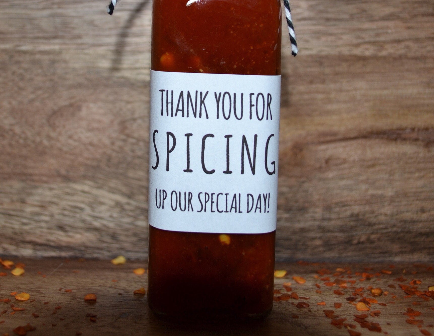 10 Hot Sauce Favor Hot Sauce Favor Spicing Our Day Favor - Etsy