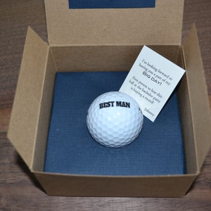 Groomsmen Proposal, Golf Ball Proposal, Groomsmen Golf Gift, Best Man ...
