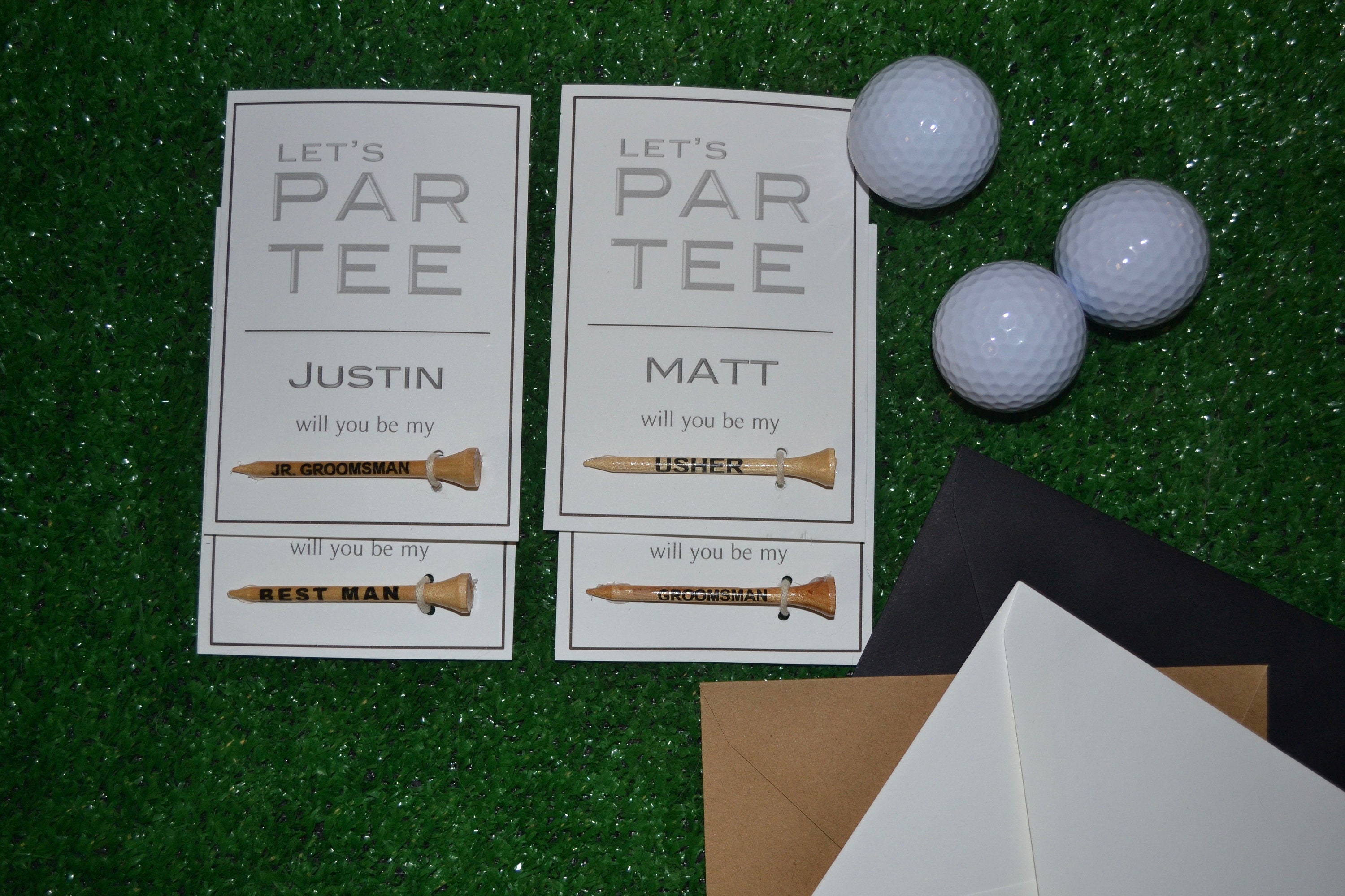 Golf Groomsmen Proposal Golf Tee Proposal Groomsmen Golf | Etsy