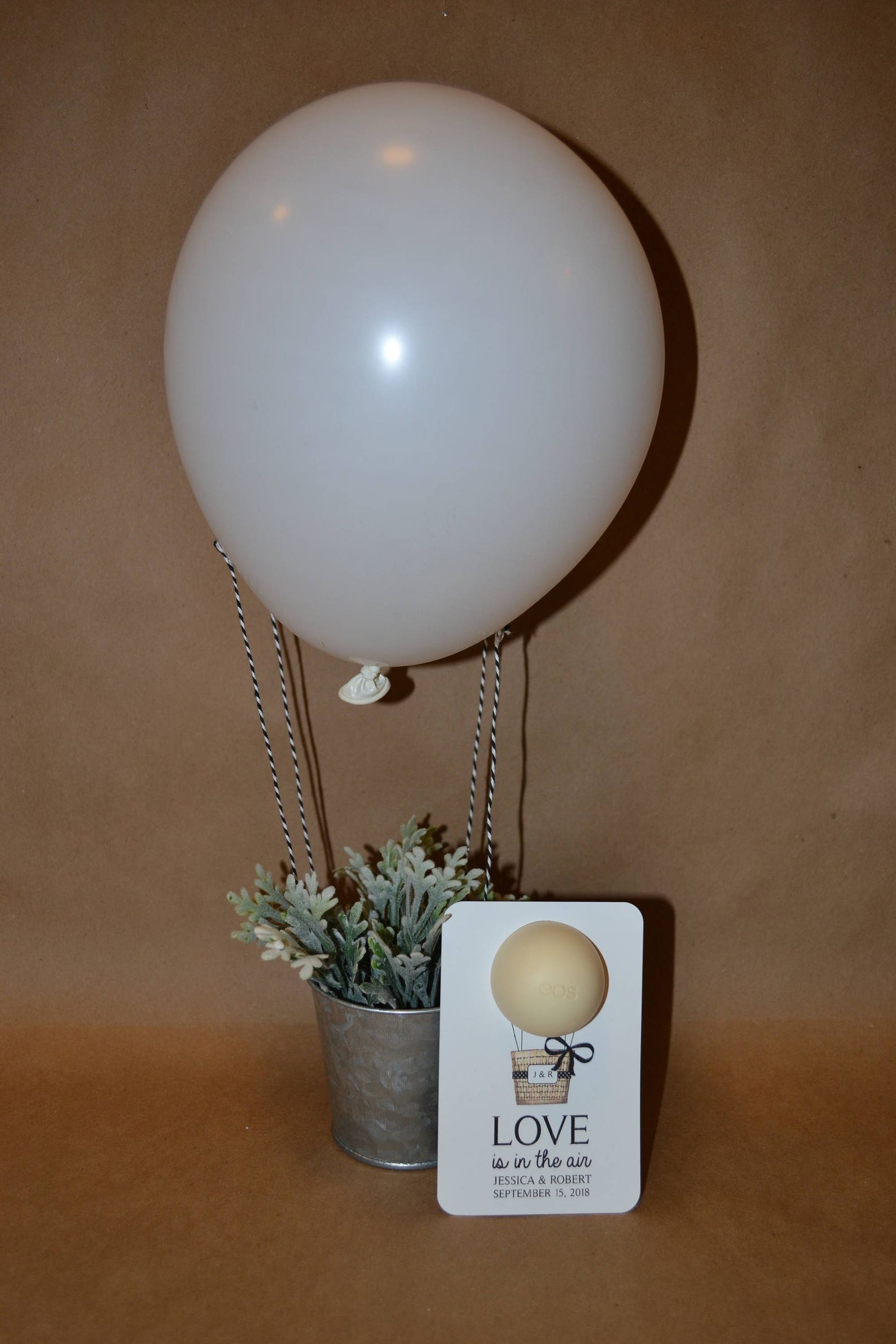 10 Hot Air Balloon Favors Cards Love is in the Air EOS - Etsy UK