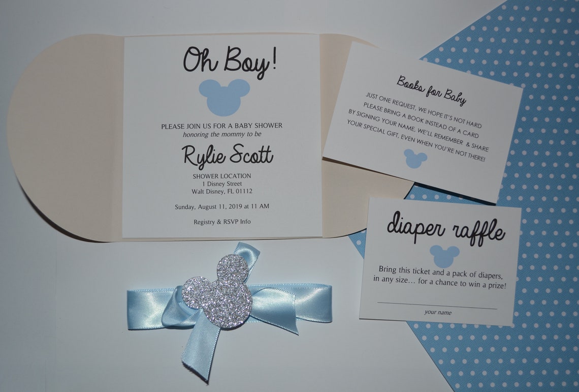 Disney Baby Shower Invitations - Etsy