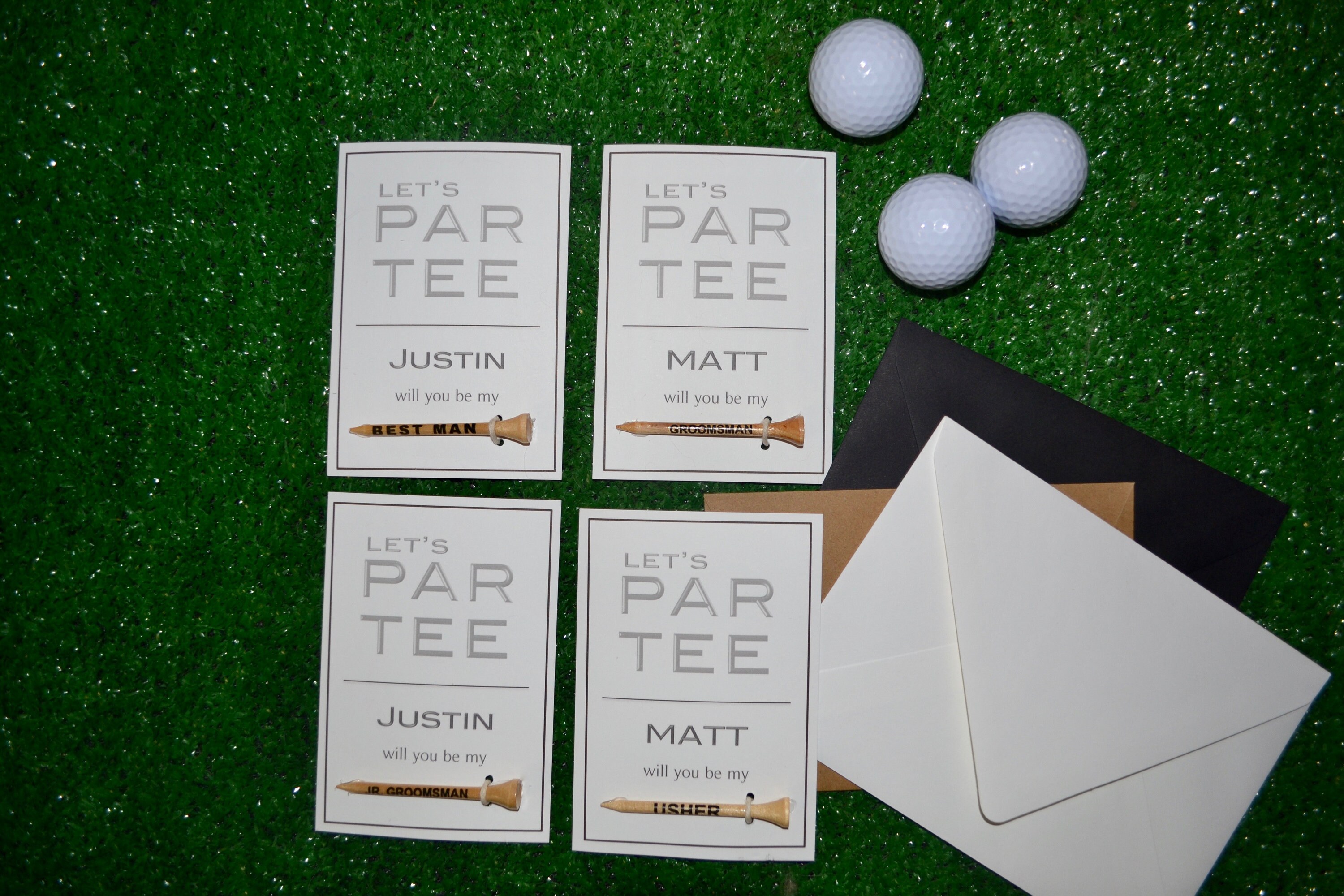 Golf Groomsmen Proposal Golf Tee Proposal Groomsmen Golf | Etsy