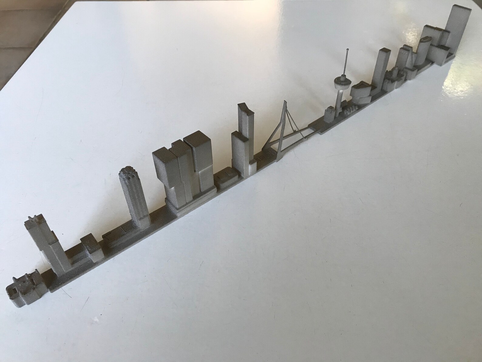 Rotterdam Skyline kunstwerk beeldje architectuur schaalmodel - Etsy ...