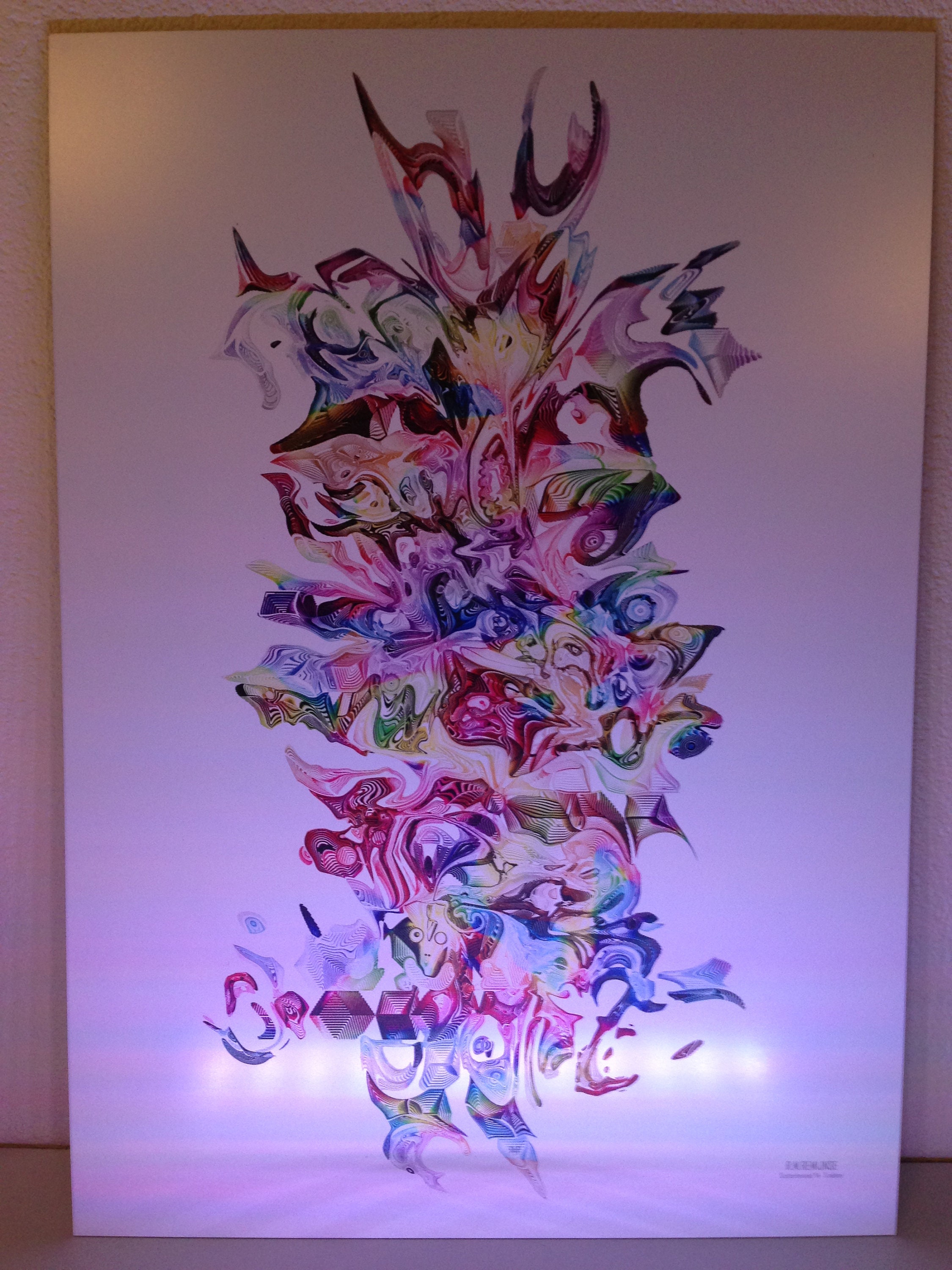 Scatterbrained-graphic Psychedelic Art - Etsy