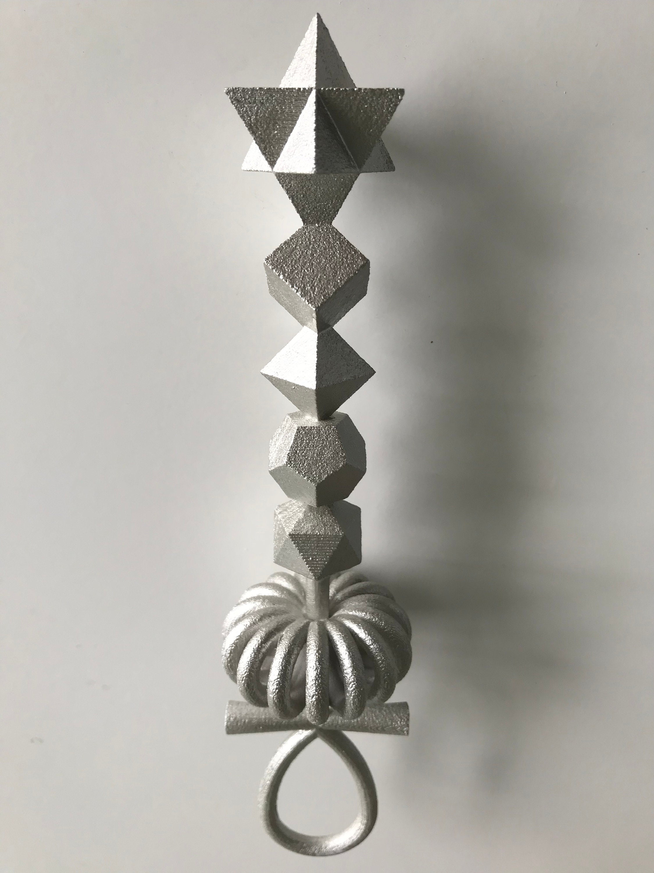 Platonic Solids Sacred Geometry Ankh Cross Energy Pendant - Etsy