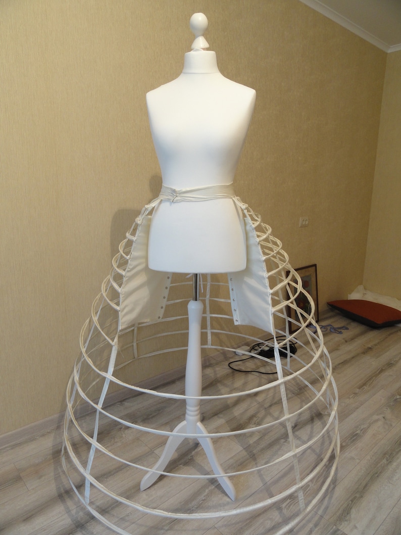 Late 1860s Elliptical Cage Crinoline Victorian Hoop | Etsy