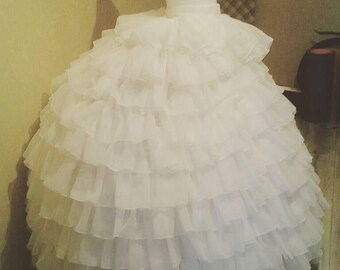 Elliptical Cage Crinoline, Victorian Hoop Skirt, 1860s, Civil War Era ...