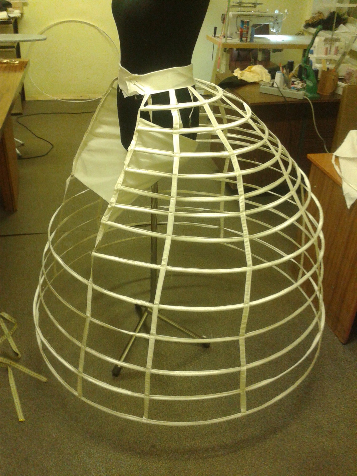 Late 1860s Elliptical Cage Crinoline Victorian Hoop | Etsy