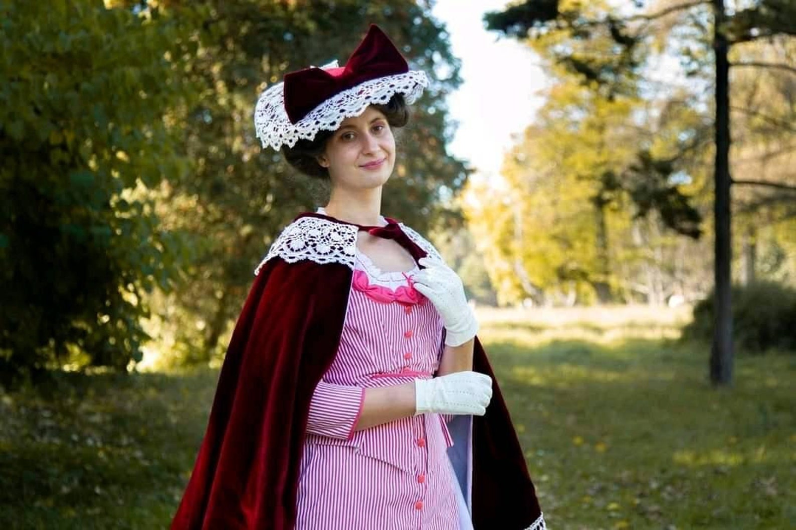 Late Victorian Edwardian Opera Ball Bride Velvet Cape | Etsy