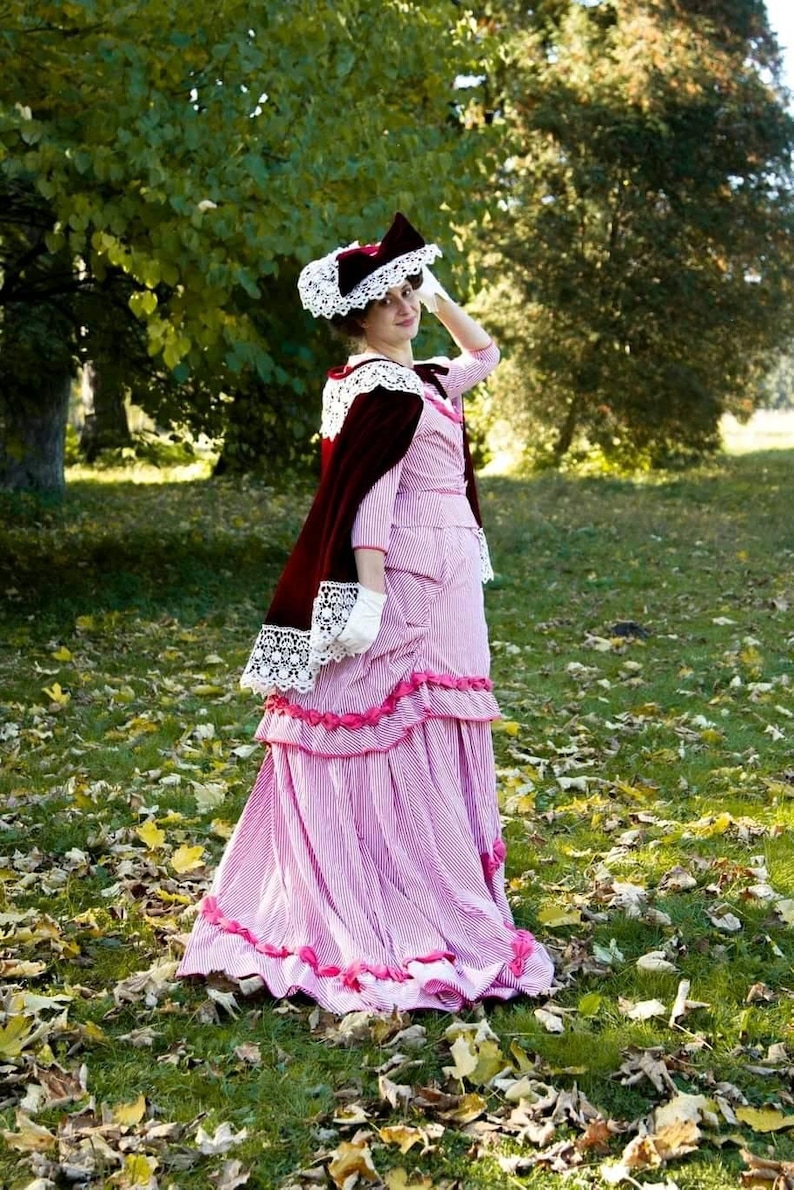 Late Victorian Edwardian Opera Ball Bride Velvet Cape - Etsy