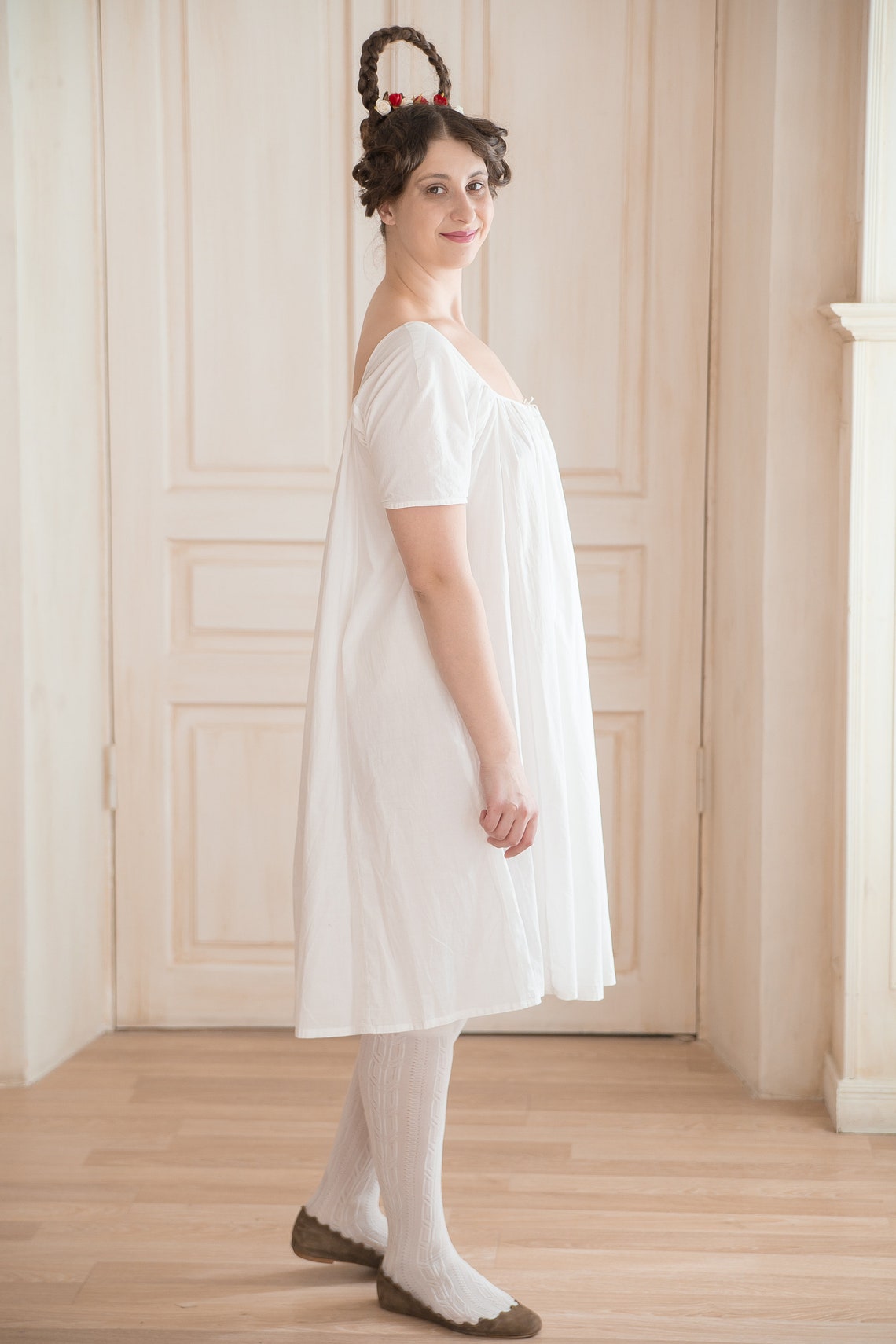 1800 1820s Regency Period Chemise and a Nightgown - Etsy