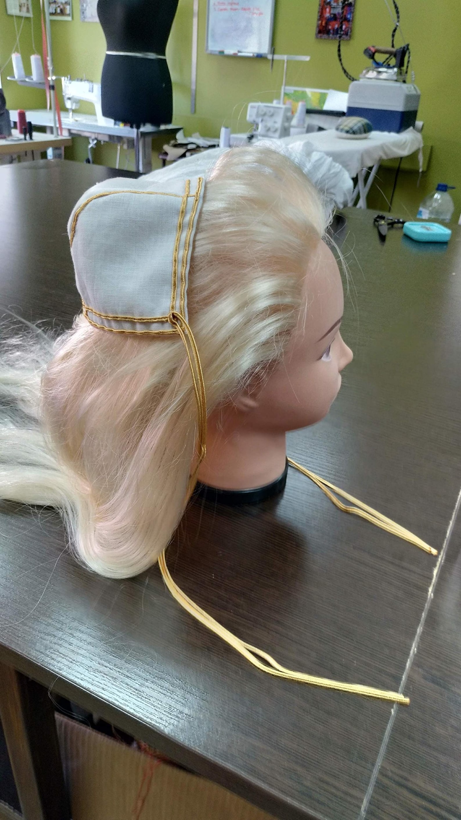 Italian Renaissance Headpiece Fairy Cap Lucrezia Borgia Headpiece - Etsy