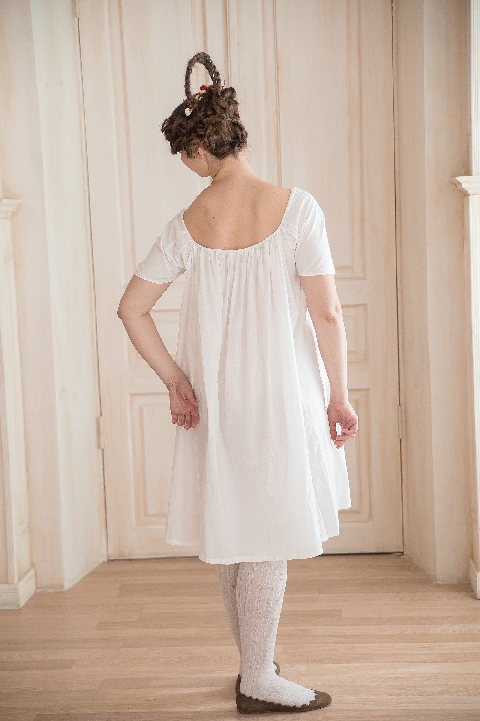 1800 1820s Regency Period Chemise and a Nightgown - Etsy