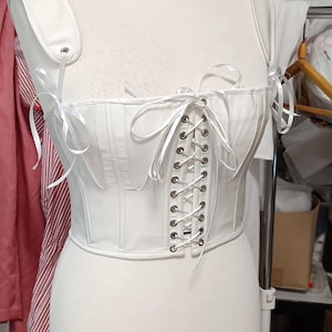 Regency Front and Back Laced Short Stays 1800 Empire Corset Bustier - Etsy