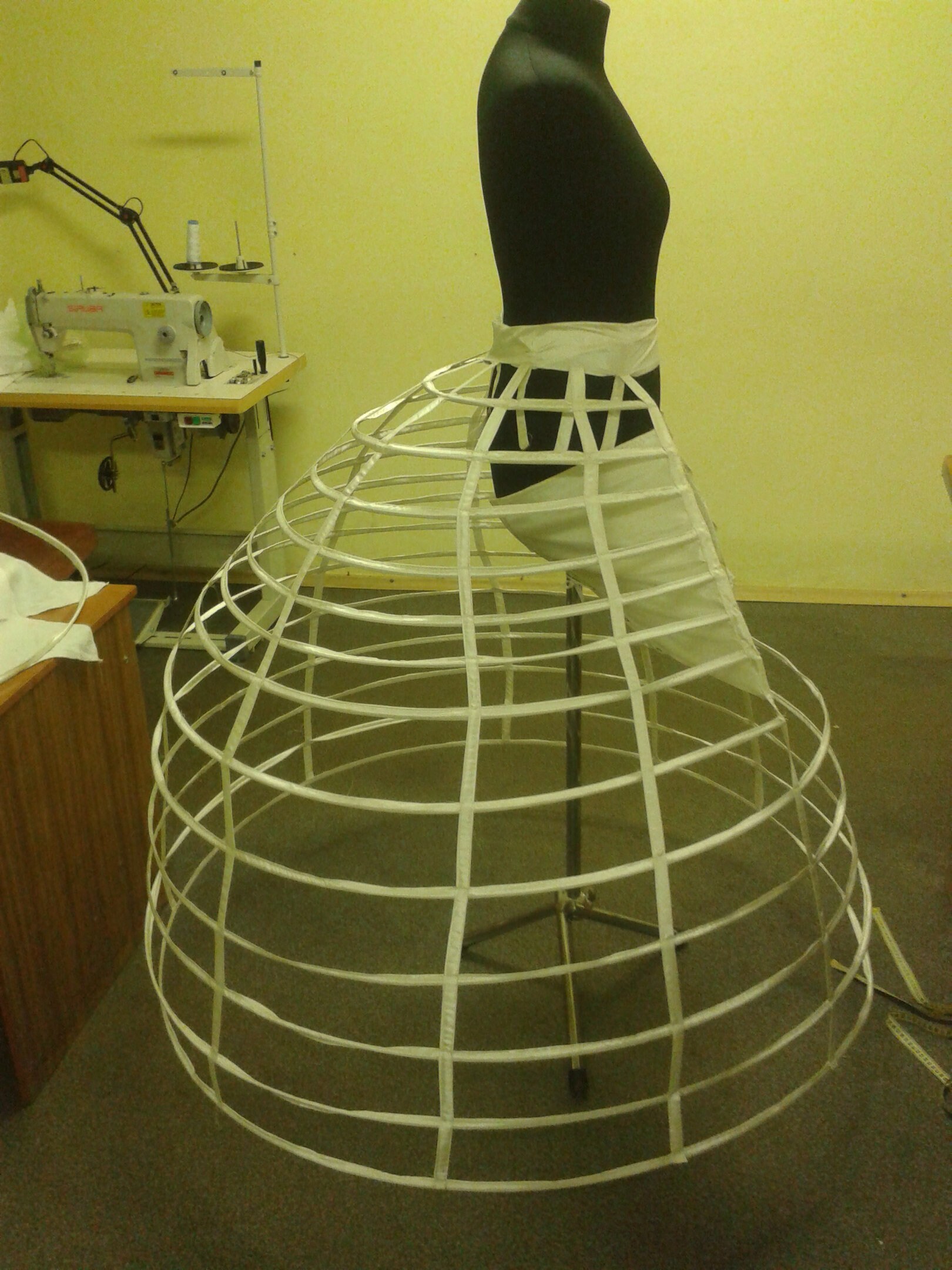 Victorian Elliptical Cage Crinoline Hoop for Late 1860s Dress - Etsy