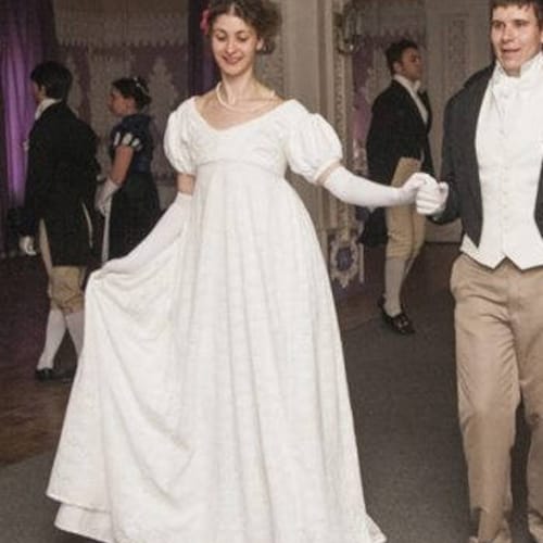 Regency Wedding Dress Napoleonic Wedding Gown - Etsy