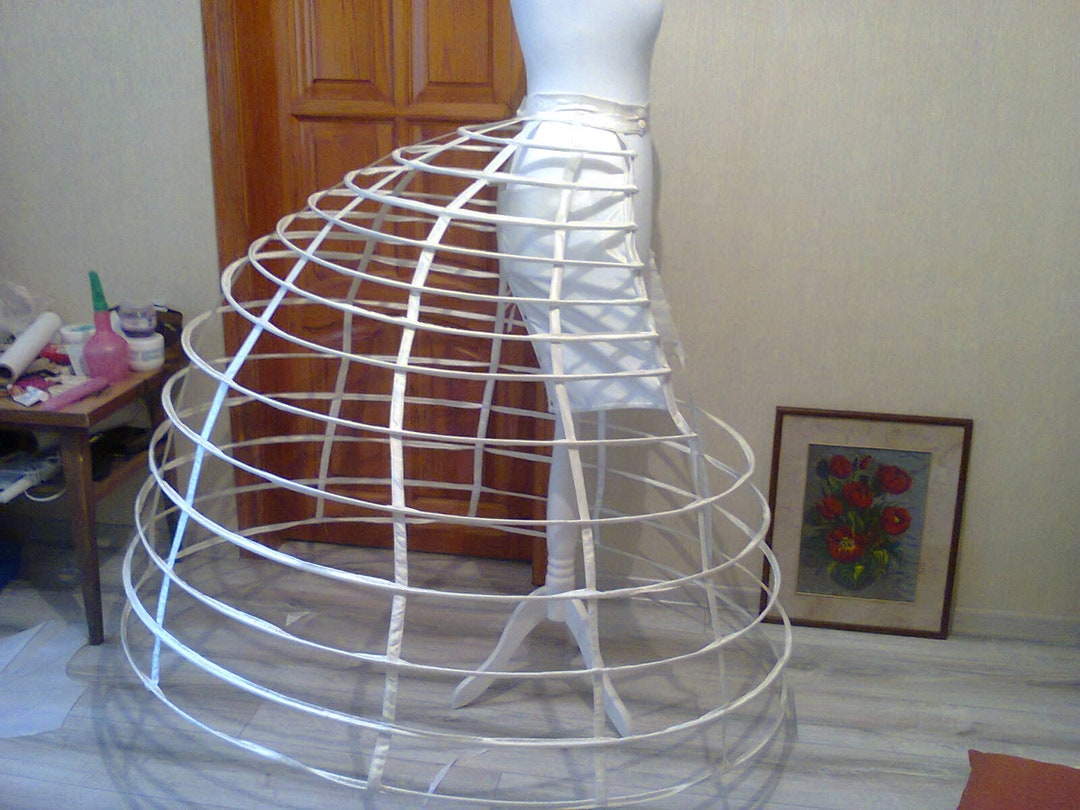 Victorian Elliptical Cage Crinoline Hoop for Late 1860s Dress - Etsy