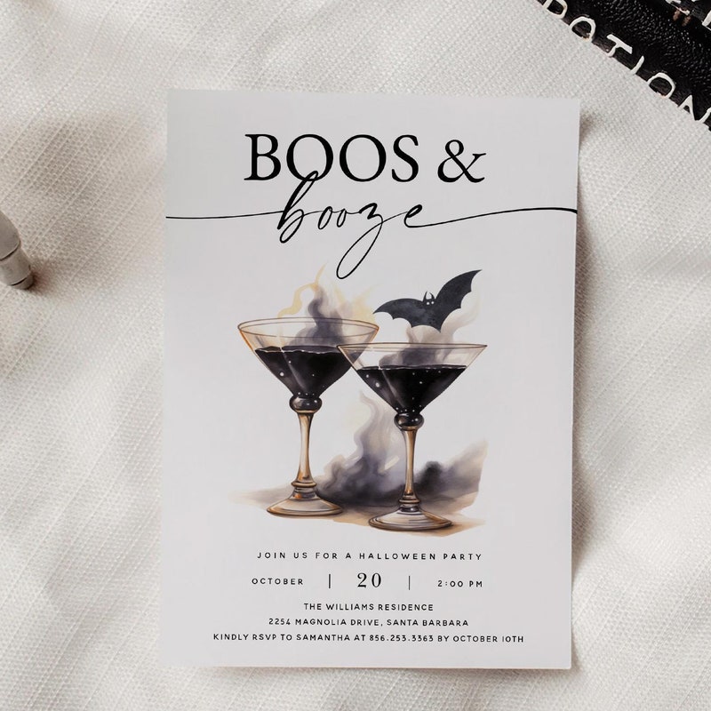 Boos and Booze Party - Etsy
