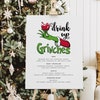 Let's Eat up Grinches Christmas Menu, Editable Grinch Menu, Printable ...