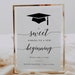 Graduation Party Sign Template, Printable Graduation Treat Table Sign ...