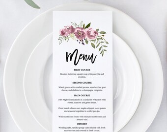 Wedding Table Number Signs Elegant Script Digital Template - Etsy Israel