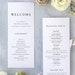 Simple Wedding Program Elegant Modern Program Template for - Etsy
