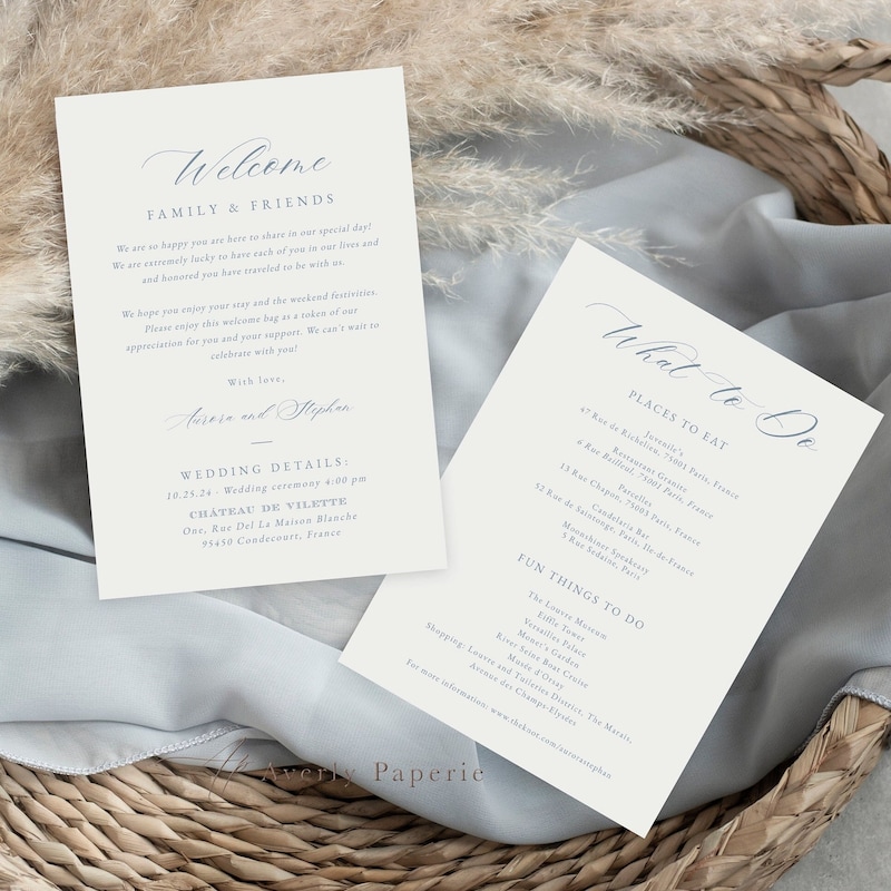 Wedding Welcome Note - Etsy