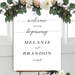 Welcome to Our Wedding Sign Printable, Our Beginning Sign, Wedding ...
