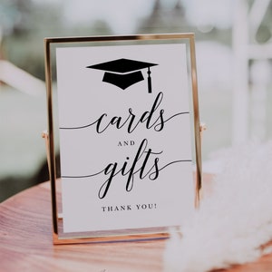Graduation Party Sign Template, Printable Graduation Party Cards ...